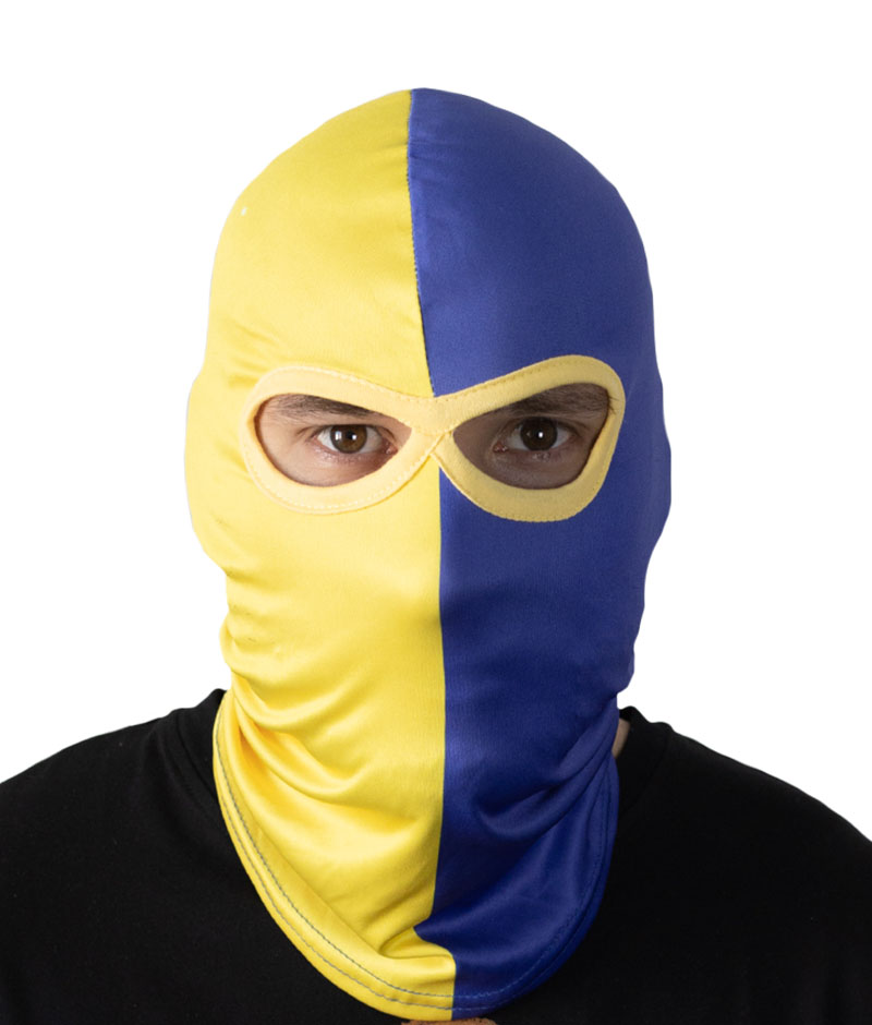 Balaclava Yellow/Blue (Mask) - Ultras Factory - The best fans store in ...