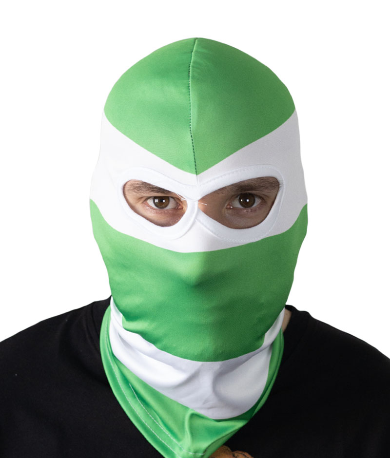 Balaclava Green T2 (Mask) - Ultras Factory - The best fans store in Europe!