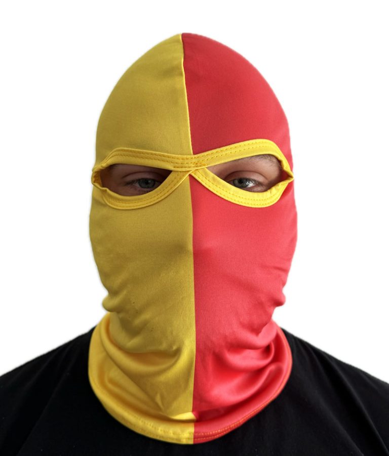 Balaclava Yellow/Red (Mask) - Ultras Factory - The best fans store in ...